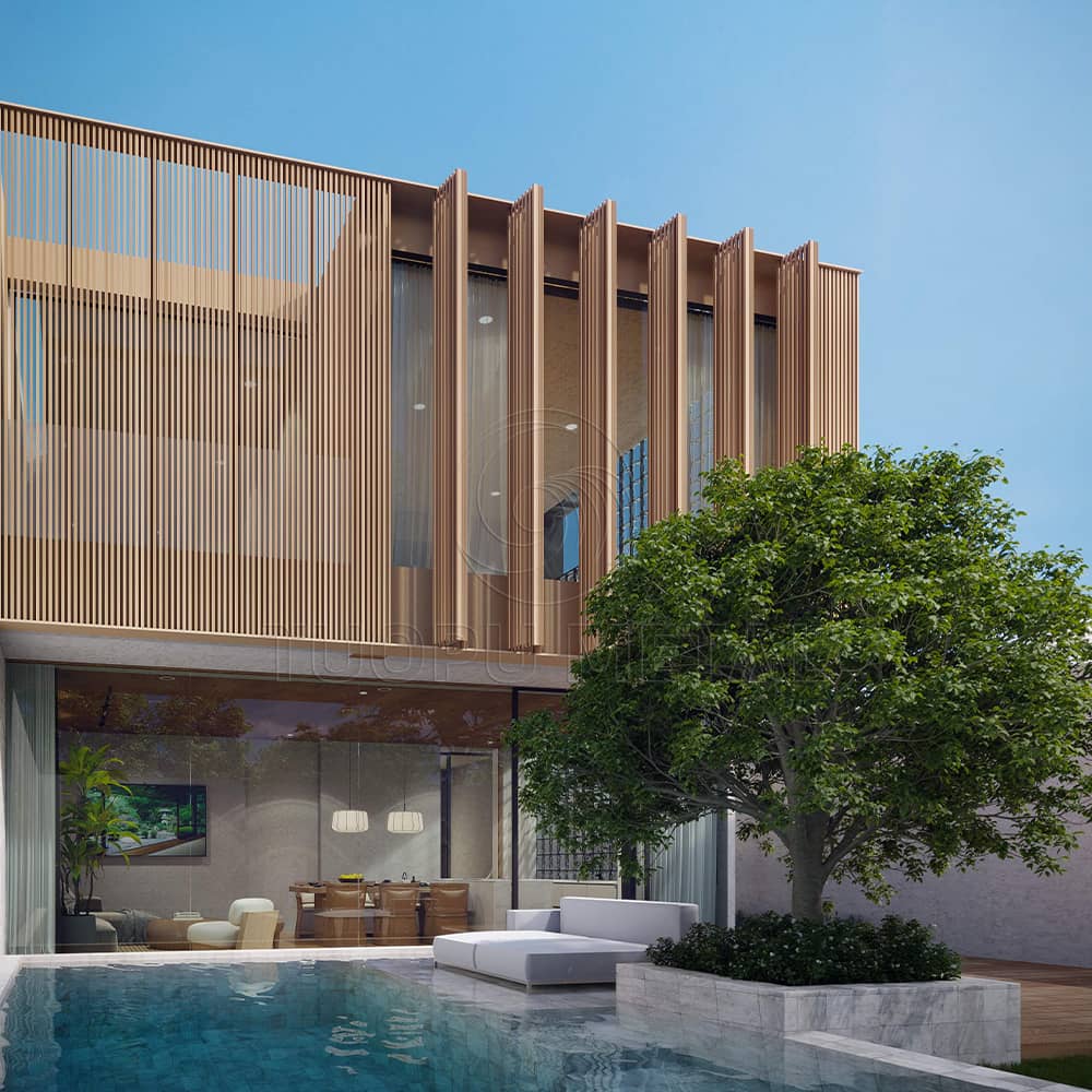 Wood Grain Blinds Aluminum Facade Windows AW-298 - Professional Metal ... Wood Grain Blinds Aluminum Facade Windows AW-298 - Professional Metal ...